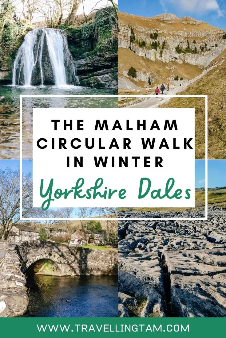 The Malham Circular Walk in Winter: Janet's Foss, Gordale Scar & Malham ...
