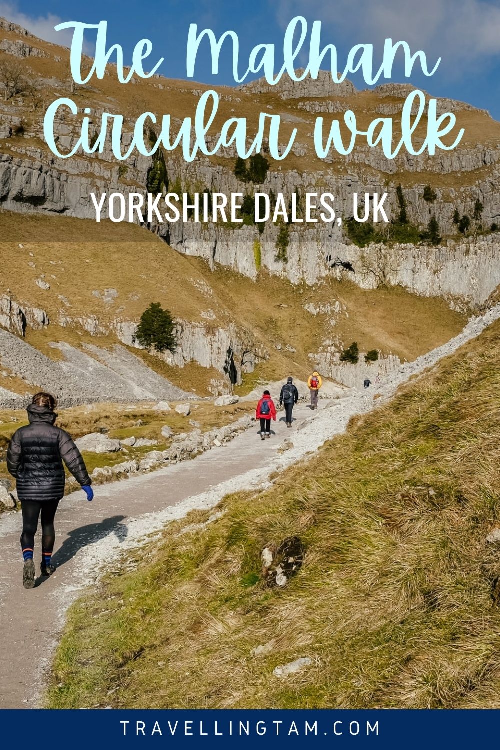 The Malham Circular Walk in Winter: Janet's Foss, Gordale Scar & Malham ...