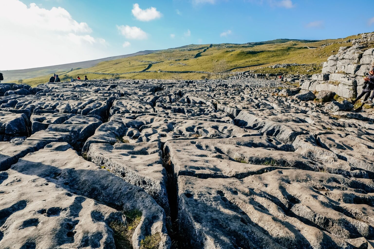 The Malham Circular Walk in Winter: Janet's Foss, Gordale Scar & Malham ...